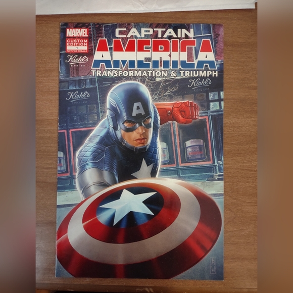 Marvel | Other | Captain America Transformation Triumph Kiehls Promo ...